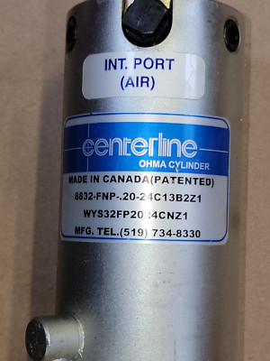 Centerline 8832-FNP-.20-24C13B2 OHMA Weld Cylinder BRAND NEW FREE ...