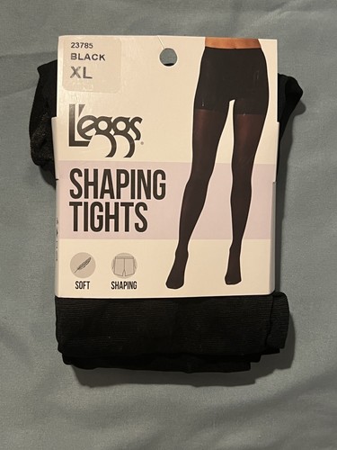 L’eggs Shaping Tights Black size opaque XL 23785 for sale online | eBay