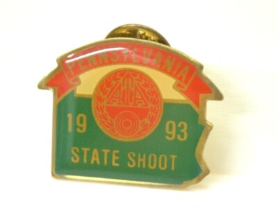 1993 ATA Pin Badge Pennsylvania State Shoot Trapshooting Competition ...