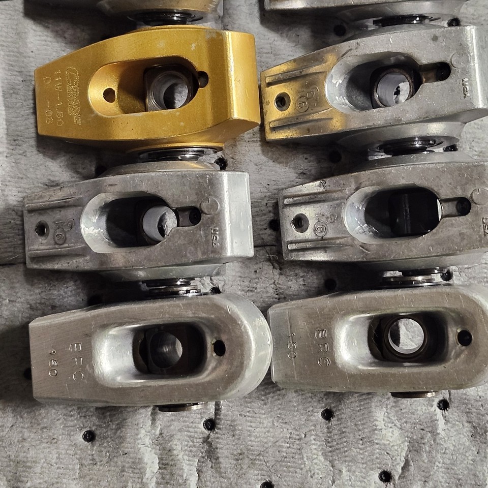 Misc. Chevy Small Block 1.6 Roller Rockers Arms And Stud Girdles | eBay