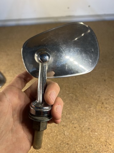 Vintage original TEX Wing Mirrors Side Mirror LBC Jaguar Austin MGB MG ...