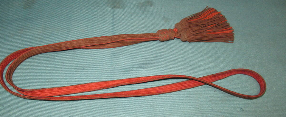 Imperial Japanese Army Gunto Company-Grade Officer Red Sword Tassel ...