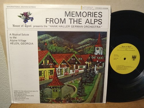 Hank Haller German Orchestra Memories From The Alps LP NM, House Of ...