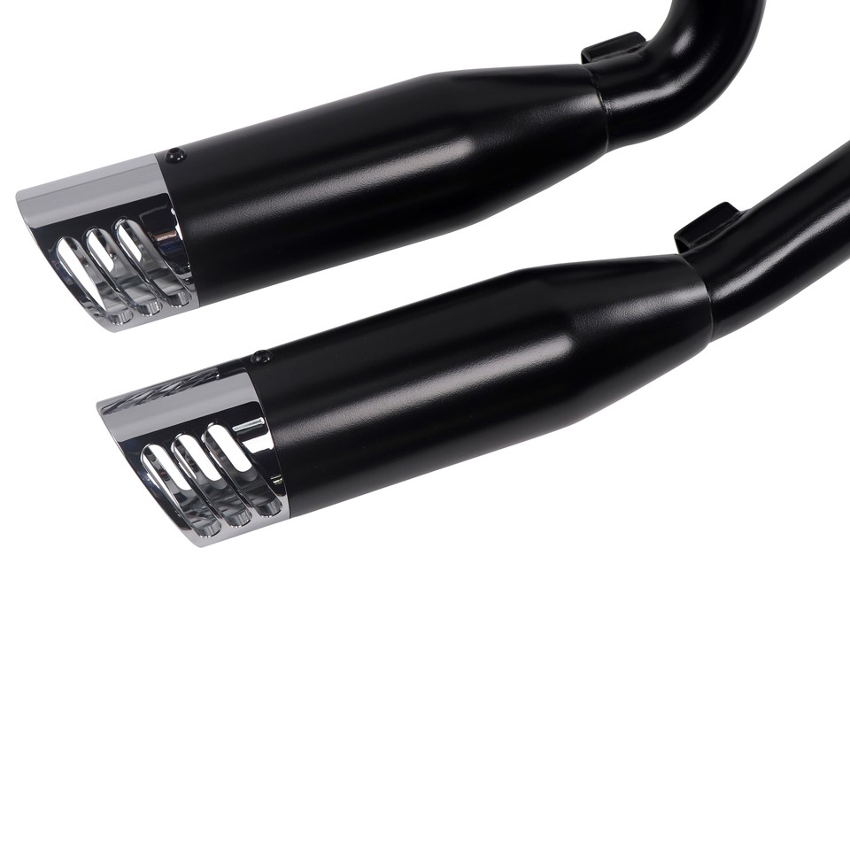 IRON GROWL 2 Into 2 Exhaust System for Harley V Rod Exhaust Pipes, Deep ...