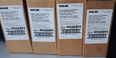 WHOLESALE COMERCIAL LOT OF 4 Ecolab Black Keystone Nexa Compact Manual ...
