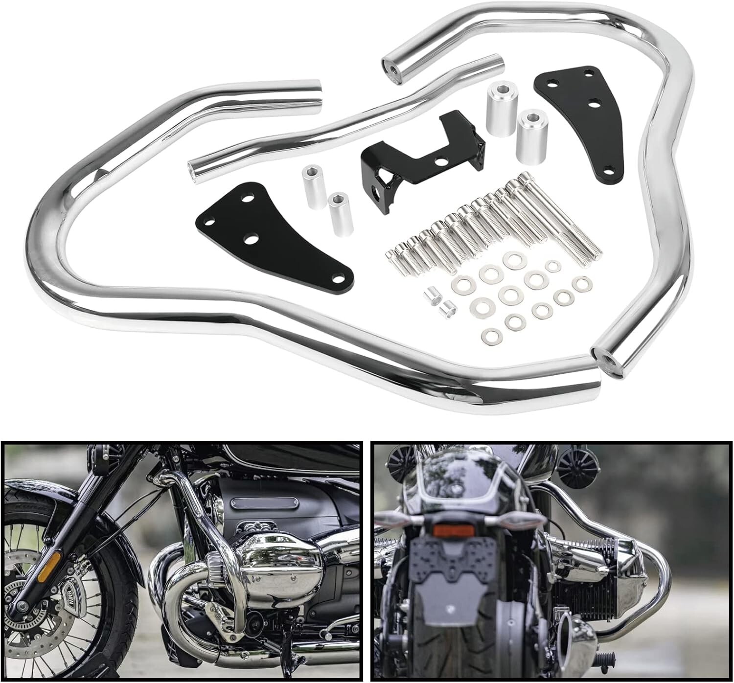 Worldmotop Highway Crash Bars Engine Guard Replacement for BMW R18 2020 ...
