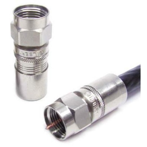 10 PCS Corning Gilbert RG6 UltraRange Coax F Type Compression Connector ...