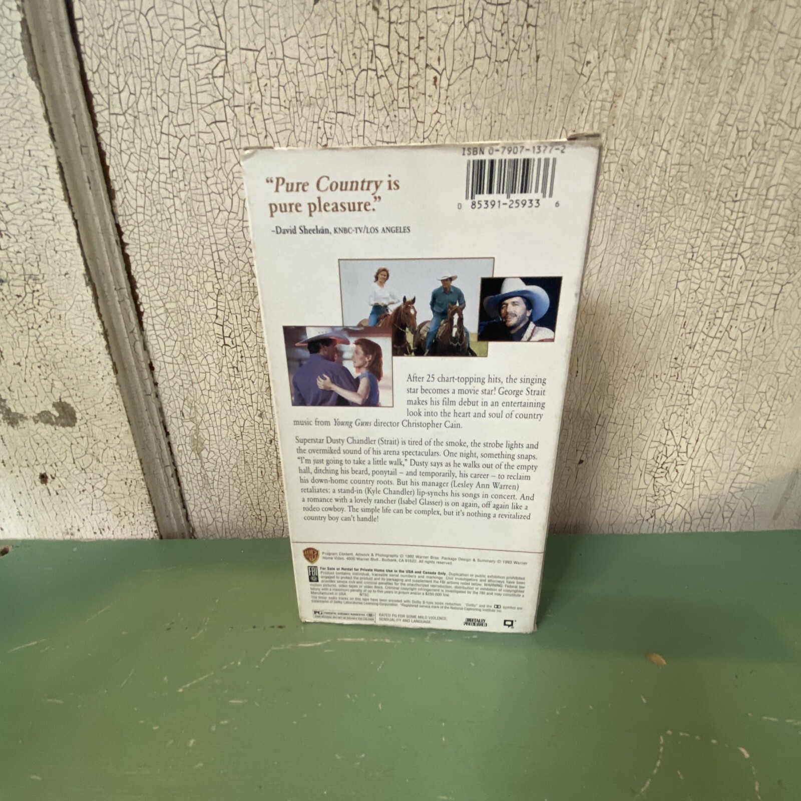 Pure Country VHS 1993 George Straight Lesley Ann Warren 85391259336| eBay
