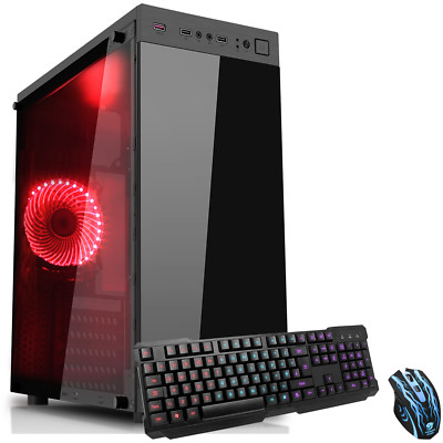 Mega Fast AMD Dual Core Bundle HD 8GB 1000GB Home Gaming PC Computer ...