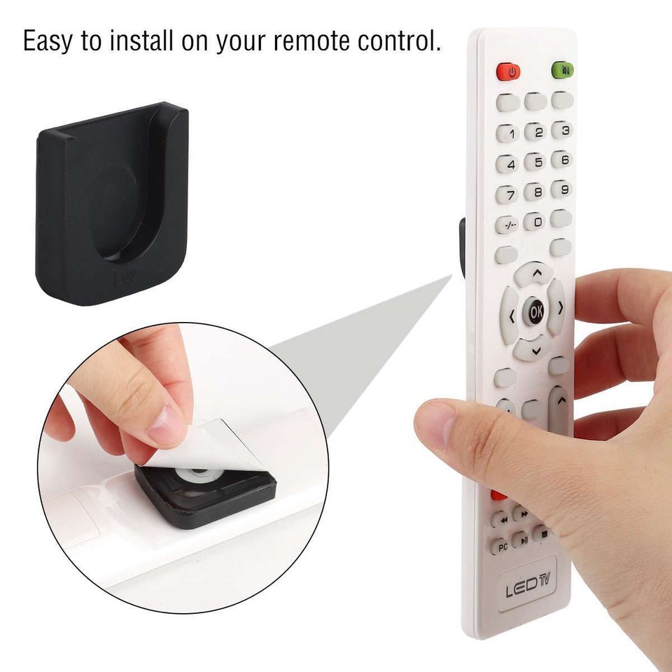 1/2/4Pcs Magnetic Remote Control Holder for Wall Self-Adhesive Remote ...