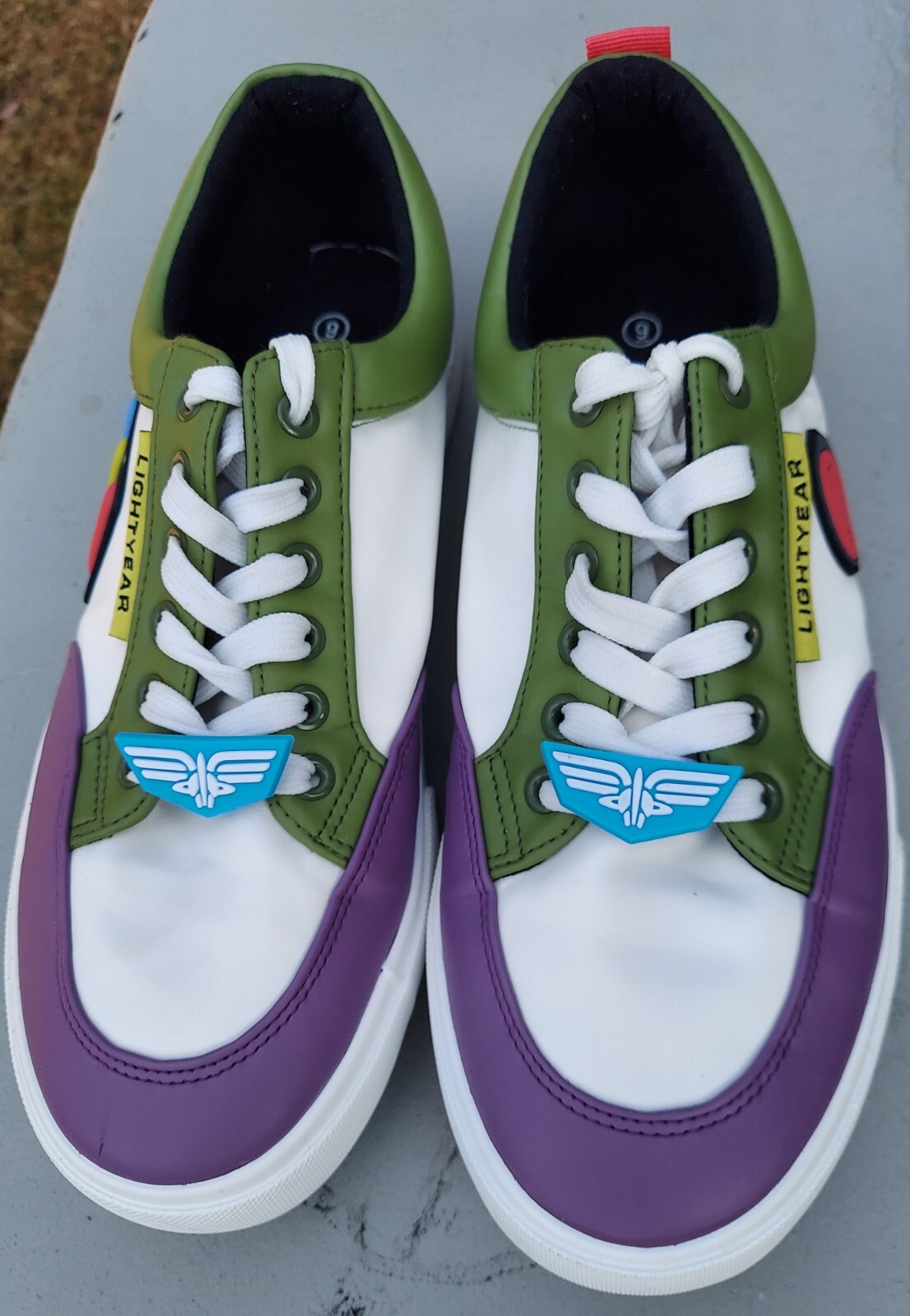 DISNEY PIXAR BUZZ LIGHTYEAR TENNIS SHOES MULTICOLOR U… - Gem