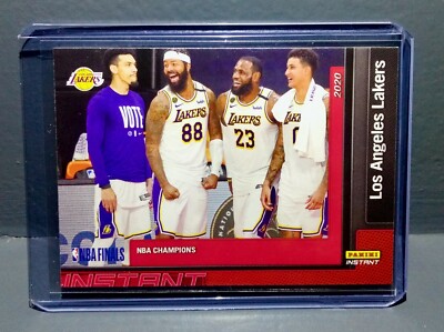 Los Angeles Lakers 2020 Panini LA Lakers NBA Champions #28 Basketball ...