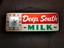Vintage Deep South Milk Lighted Clock Promotional Advertising Sign ...