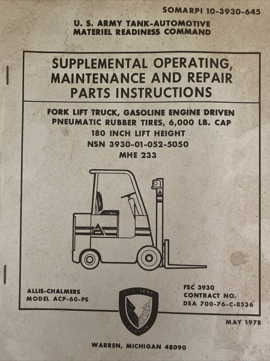 Overhead Diagram Of Fork Lift
