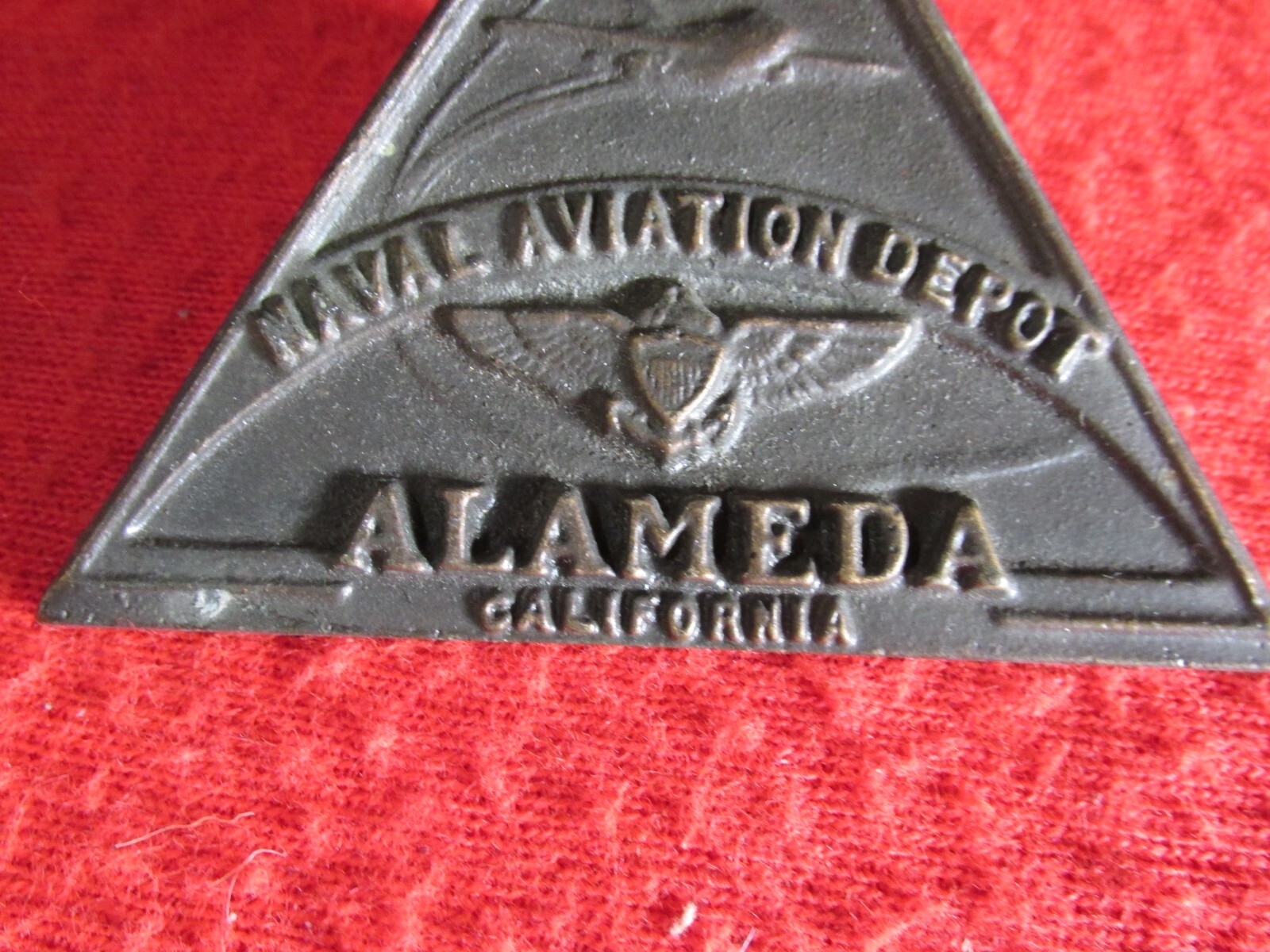 Vietnam War Plaque Naval Aviation Depot Alameda Ca paper weight NAS ...