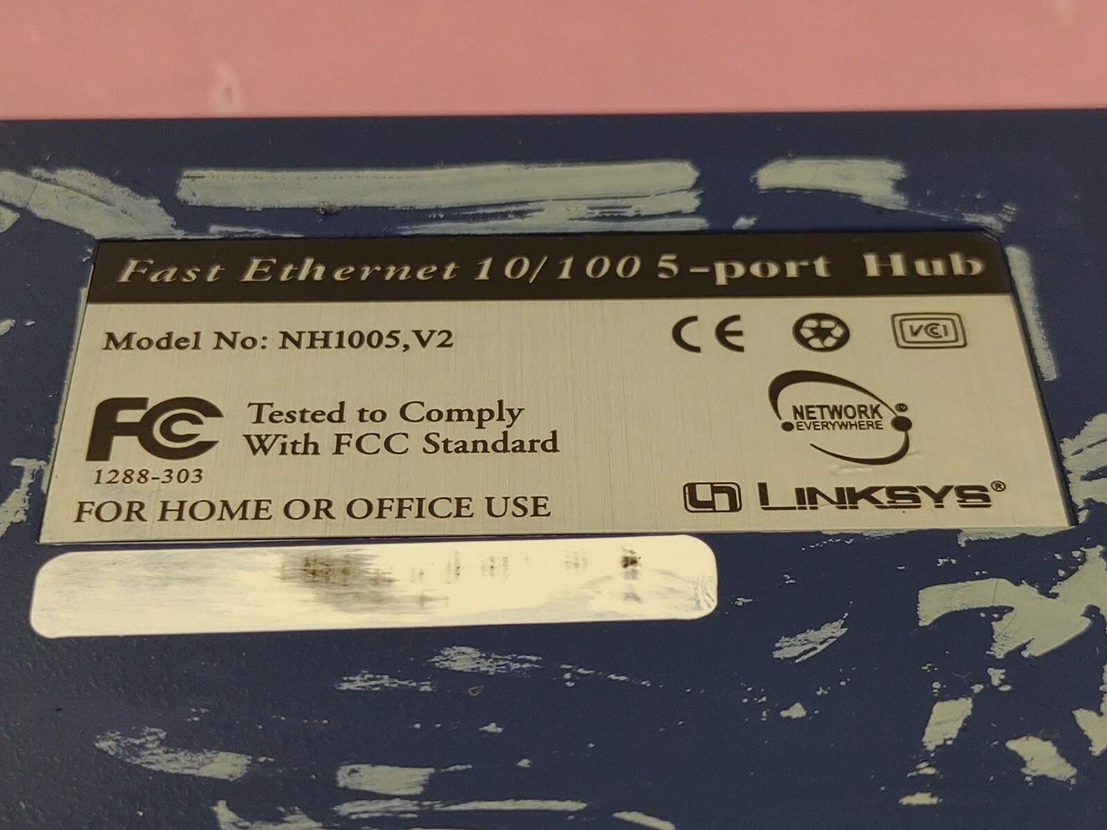 Linksys Network Everywhere NH1005 V2 Fast Ethernet 5 Port Hub | eBay