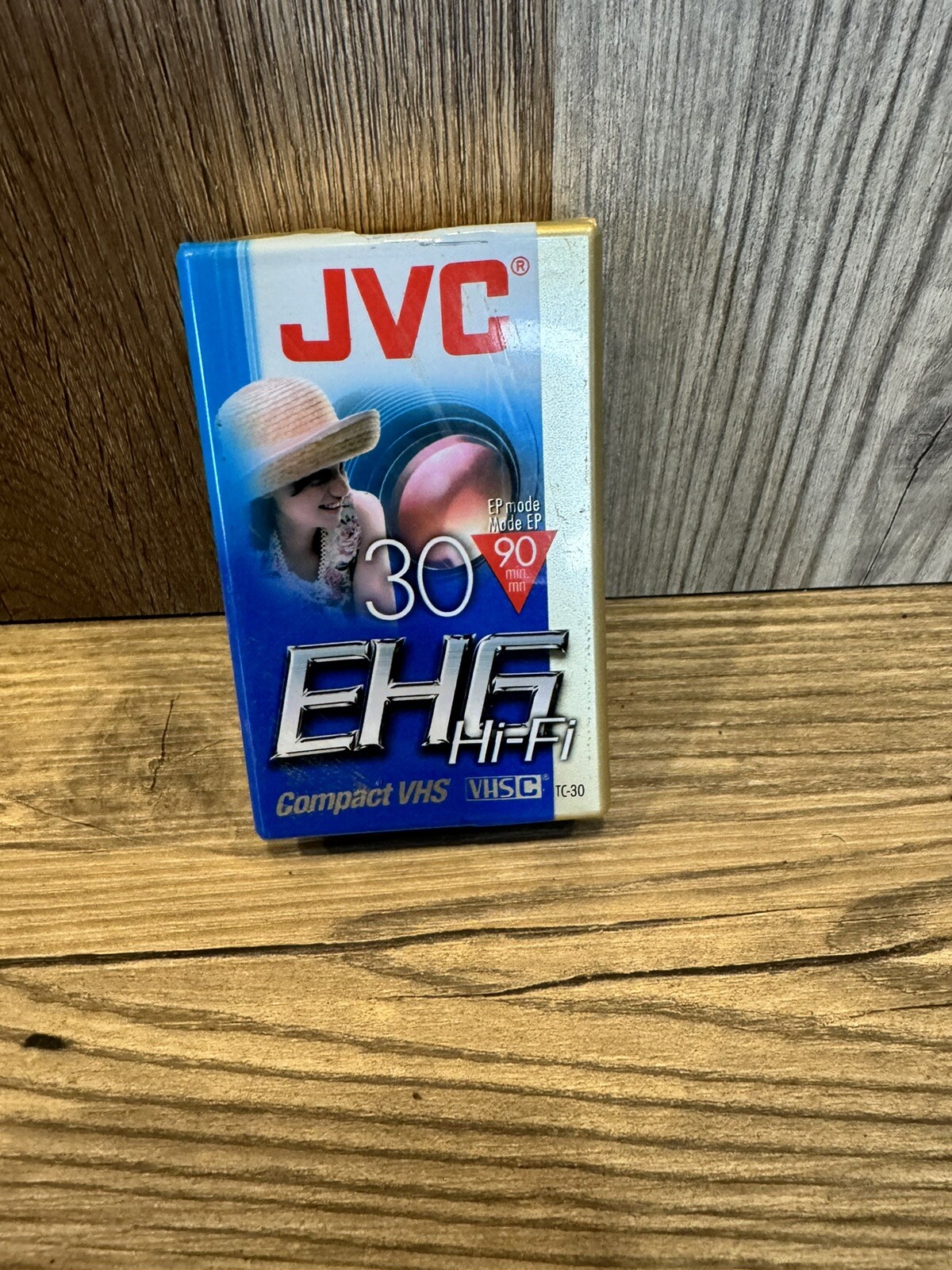 JVC Compact VHS EHG Hi-FI 30 minutes EP mode 90 minutes VHSC Tape (New ...