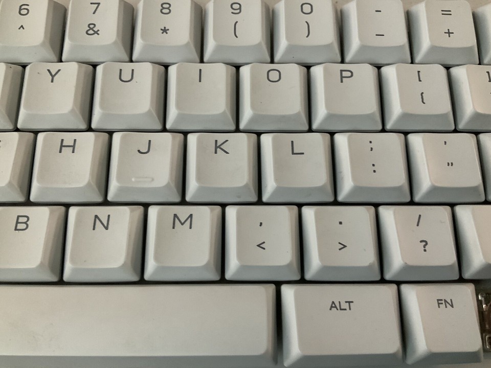 Alienware AW510K WHITE BACKLIT GAMING KEYBOARD REPLACMENT KEYCAPS KEYS ...