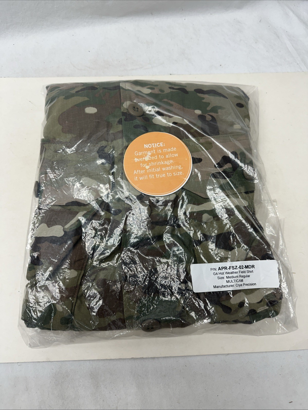 Crye Precision G4 Gen 4 Hot Weather Field Shirt Multicam Medium Reg NSW ...