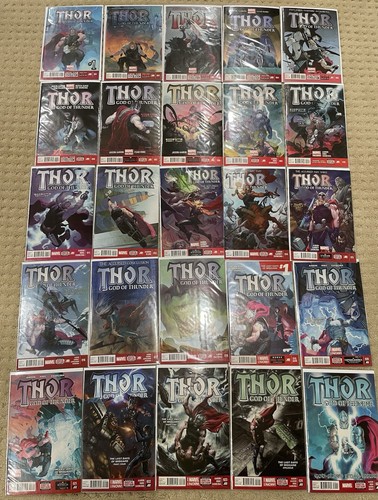 Thor God Of Thunder Complete Run 25 Comic Books Jason Aaron Esad Ribic ...