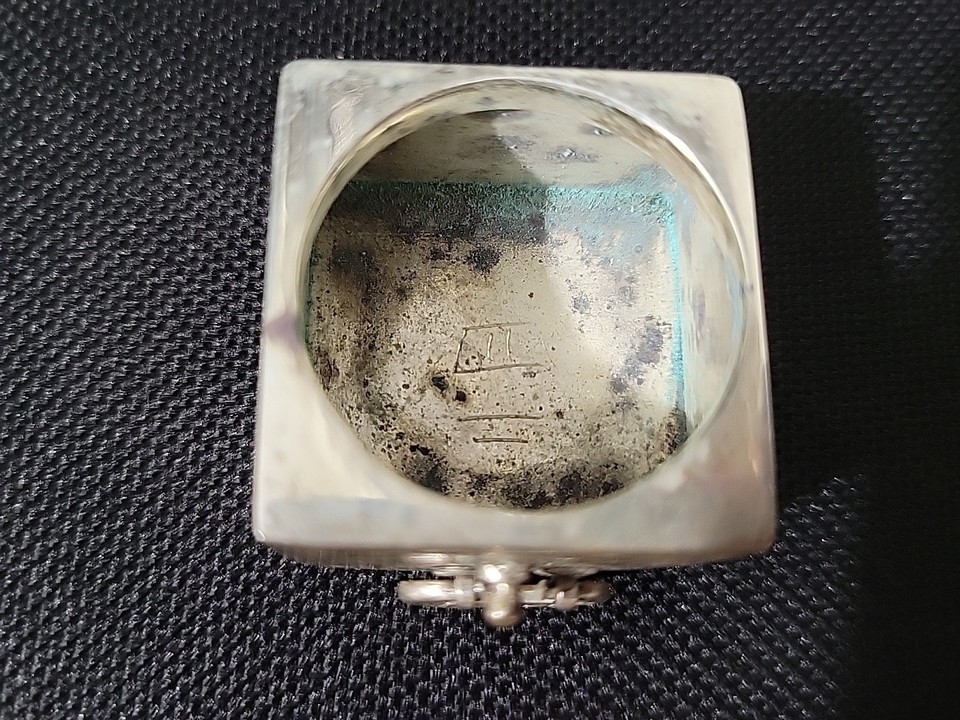 Japanese Asian 1920 Sterling Silver Dressing Table mirror Novelty ...