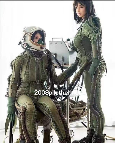 Flight Helmet 2# Air Force Fighter Pilot Pressure Compensating Suit 1 ...