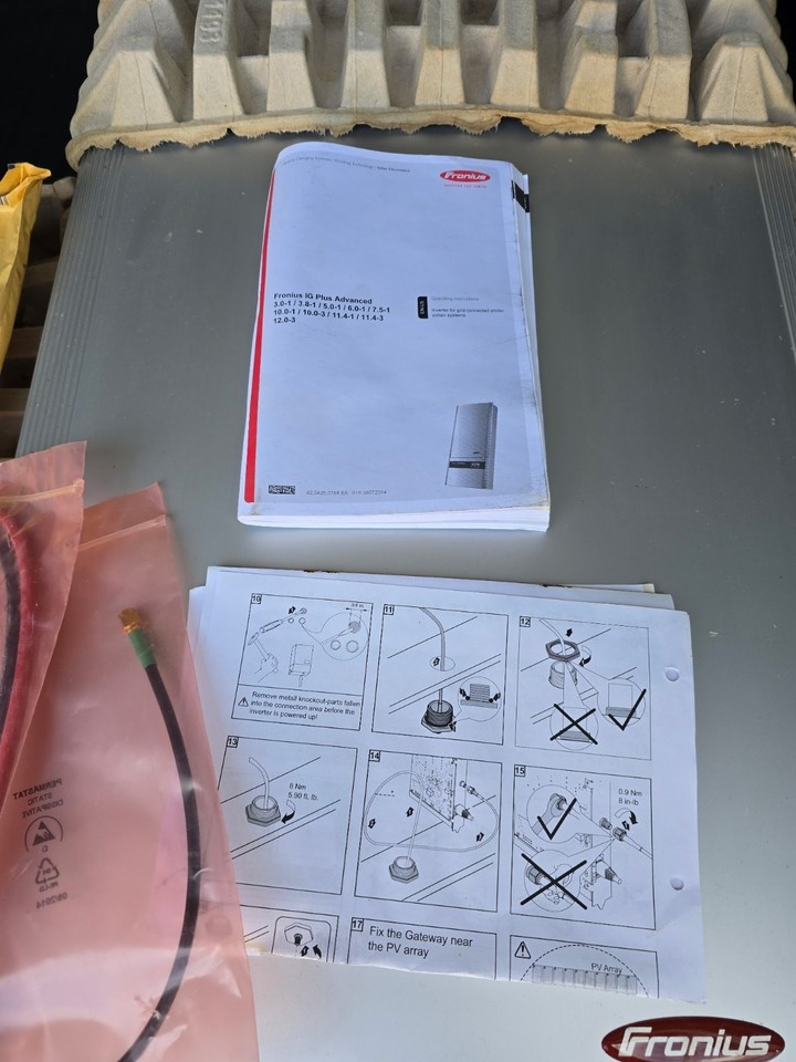 New Fronius 7.5kw IG + Plus Advance Solar Inverter w/ DC & Brackets ...