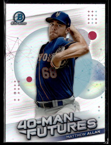 2021 Bowman Chrome #FMF-30 Matthew Allan 40-Man Futures Baseball Card ...