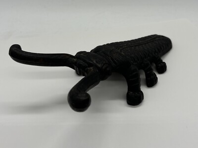 Vintage Cast Iron Beetle Scarab Bug Boot Jack Scraper Shoe Remover 9.5 ...