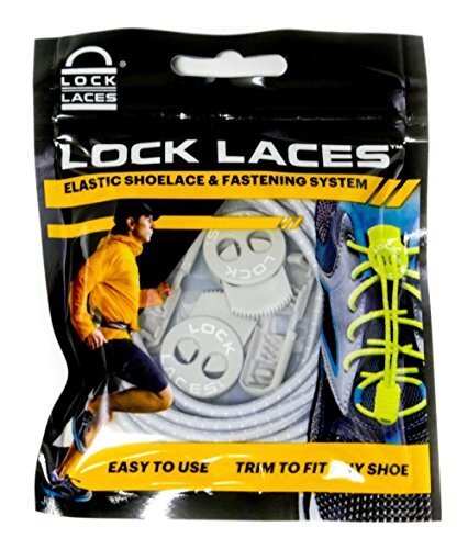 LOCK LACES - Fastening System Elastic No Tie Shoelaces, One Size, 48 ...