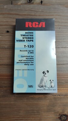 VHS Tape RCA Blank T-120H 6 Hours Standard Grade Video Tapes New Sealed | eBay