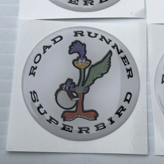 Plymouth Roadrunner Center Wheel Emblem 2‚Äù Round 4pc Set | Wheel ...