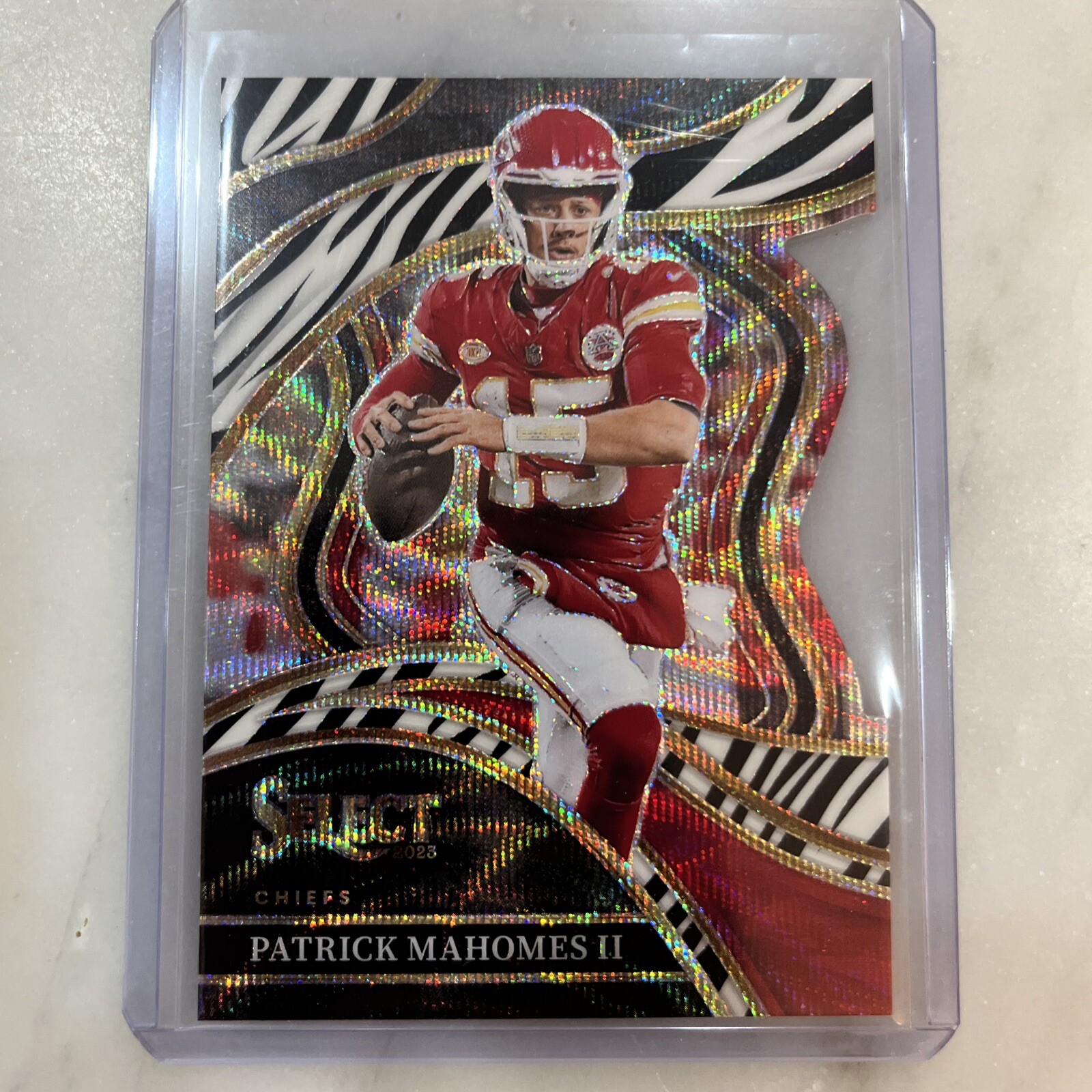 2023-24 SELECT PATRICK MAHOMES ZEBRA CLUB LEVEL DIE-CUT (SSP) | eBay