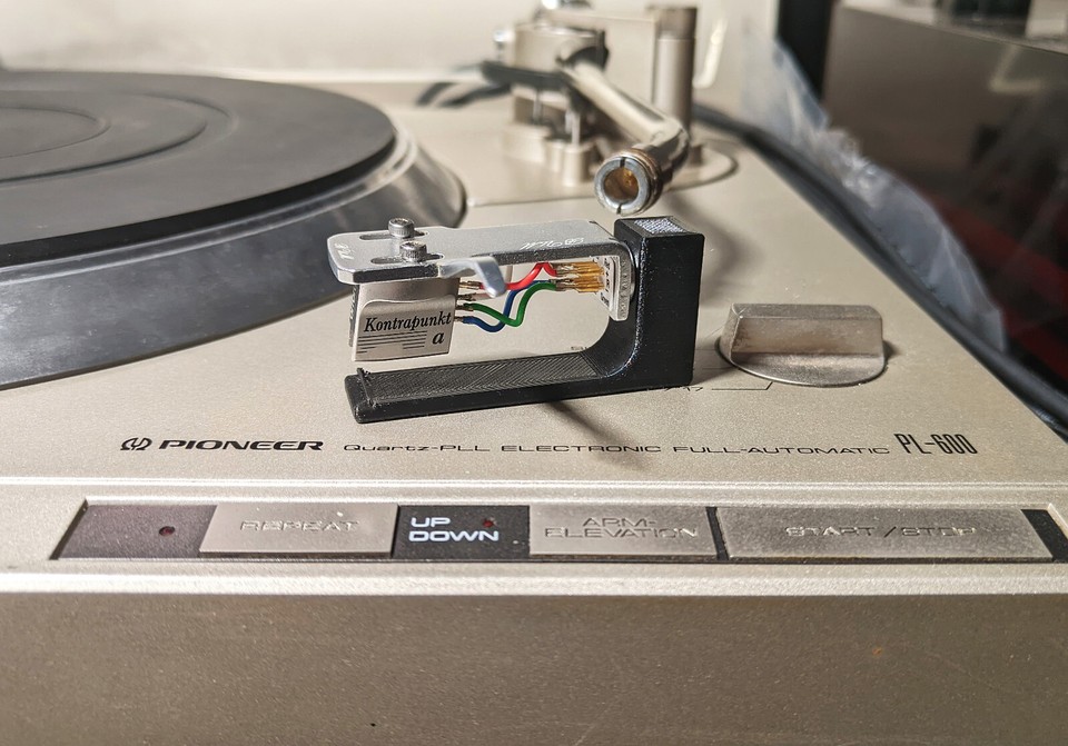 PIONEER TURNTABLE OVERHANG GAUGE CARTRIDGE ALIGNMENT TOOL 49mm DIMA ...