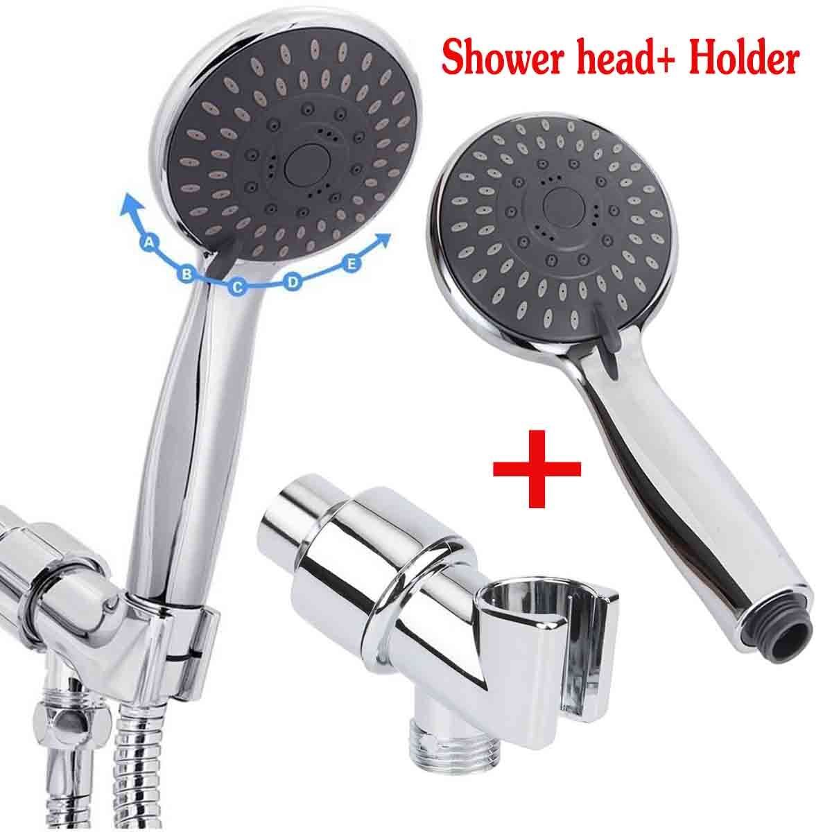 Adjustable Bracket Suction Shower Head Handset Holder & Hand Held ...