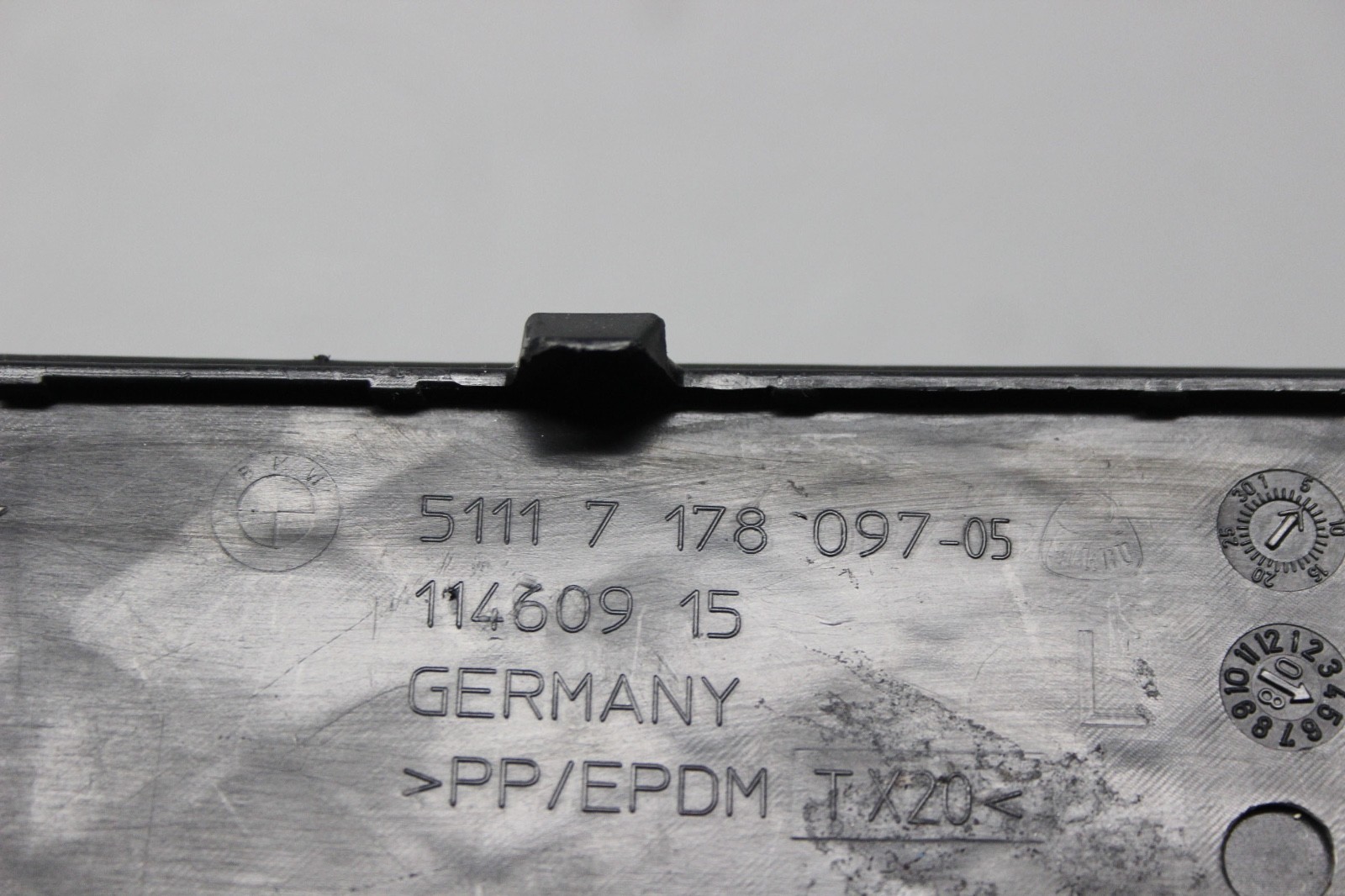 P90207 08-10 BMW 5 Series Front Bumper Lower Air Grille Driver Side ...