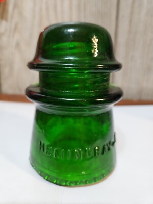HEMINGRAY - 16, emerald green ELECTRIC INSULATOR, MADE IN U.S.A. #2 | eBay