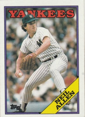 FREE SHIPPING-MINT-1988 Topps Neil Allen New York Yankees 384 | eBay