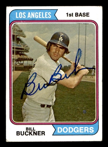 1974 Topps Baseball #505 Bill Buckner Signed Autograph (no COA) | eBay