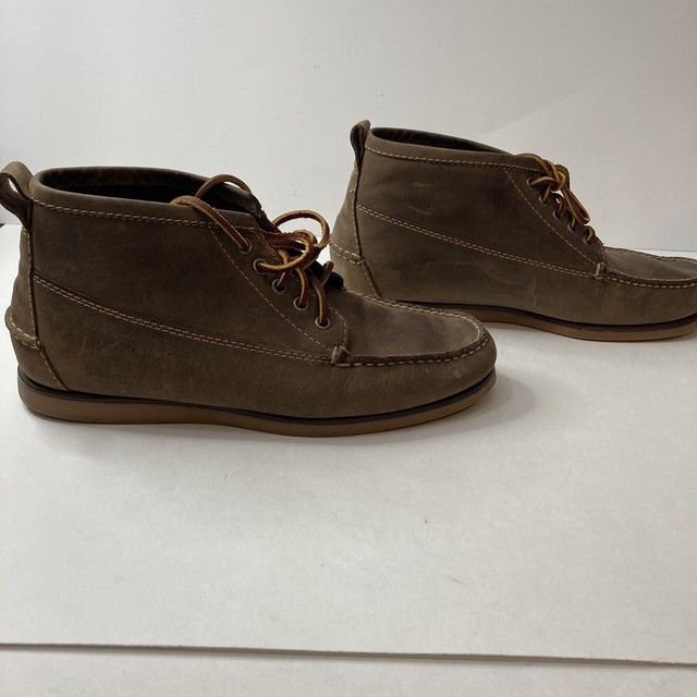 LL Bean Signature Handsewn Jackman Ranger MOC Ankle Lace up BOOTS Sz ...