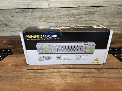 BEHRINGER MINIFBQ FBQ800 Graphic equalizer 4033653010993| eBay