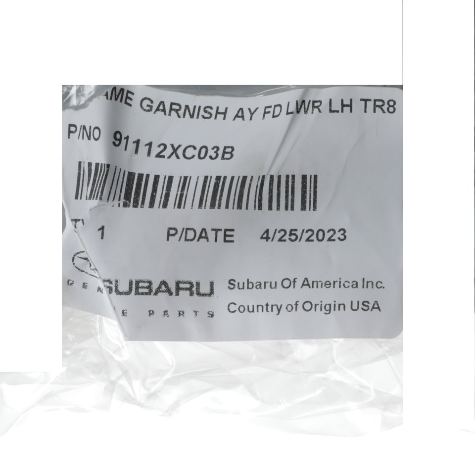 OEM NEW 2019-2022 Subaru Ascent Fender Lower Molding Driver Side ...