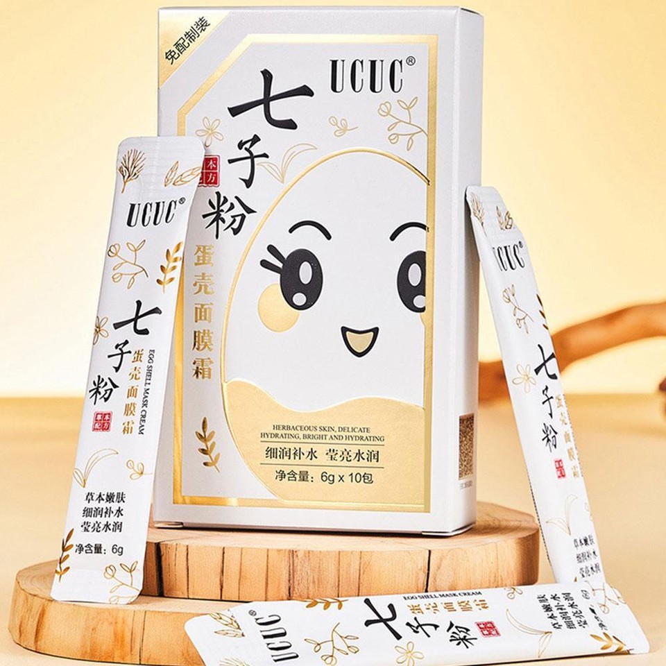 -Eggshell Mask Cream Moisturizing Facial Mask Cream Powder Facial Mask ...