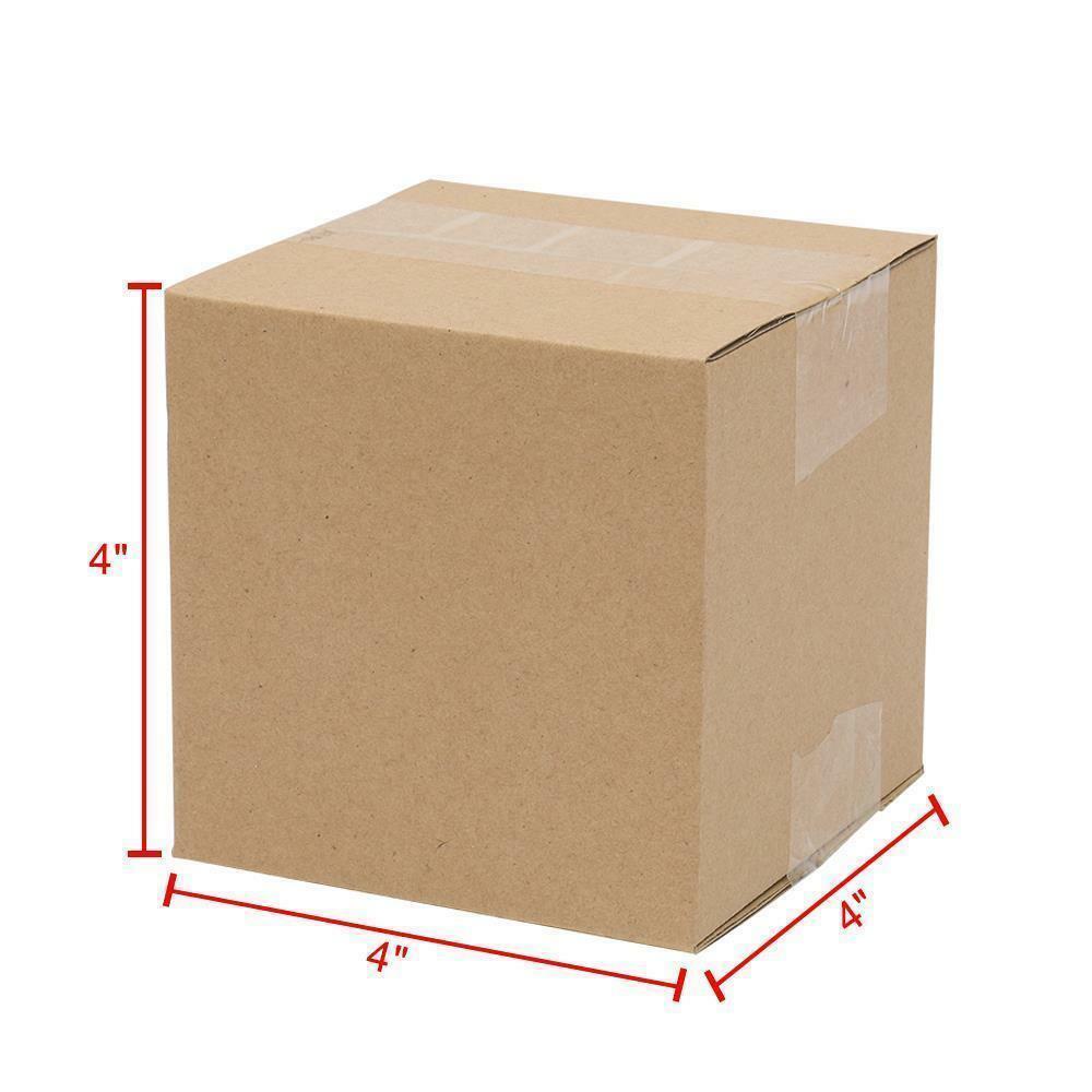 100 4x4x4 Shipping Boxs Packing Mailing Storage Corrugated Box | eBay