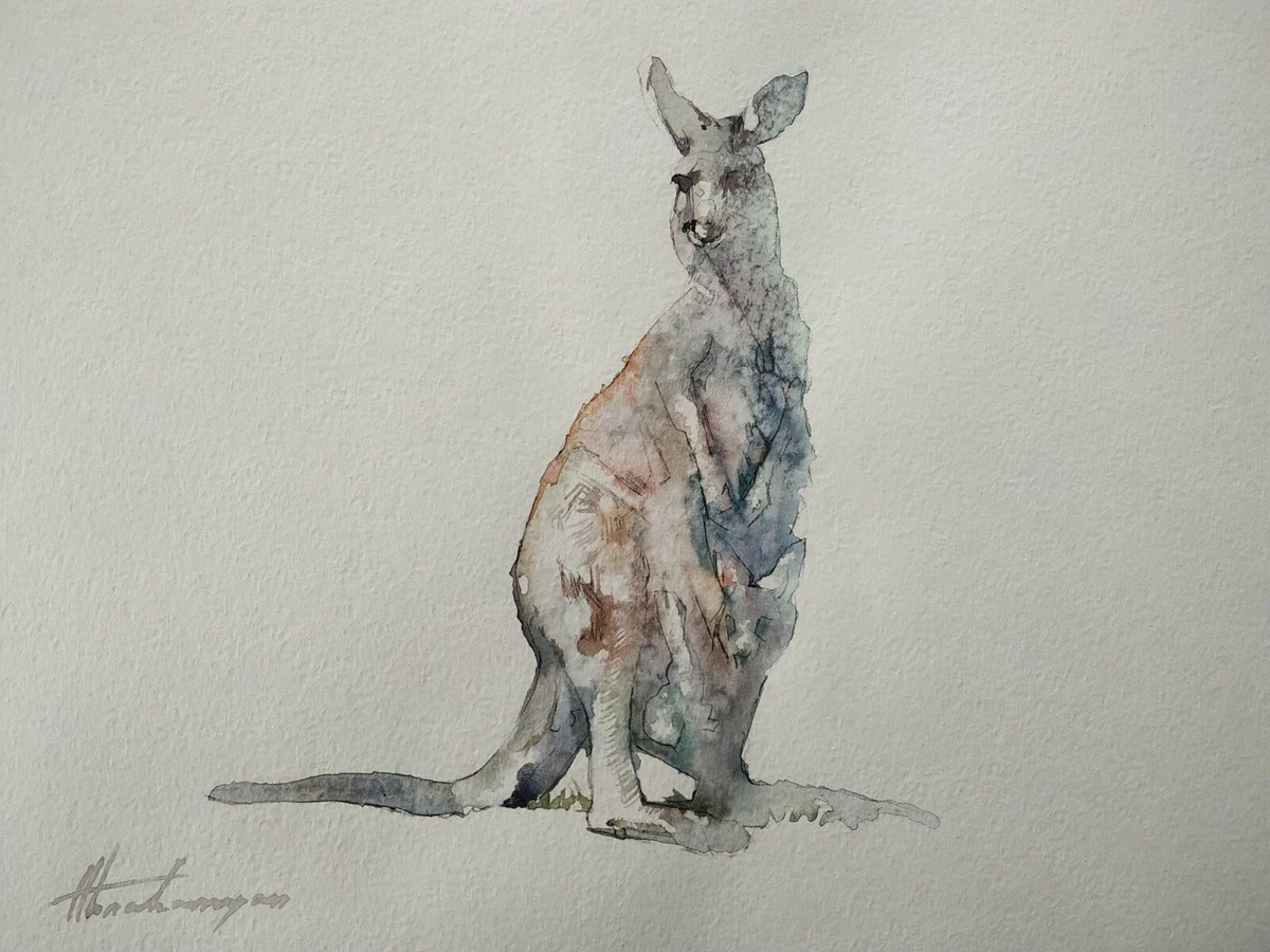 Kangaroo Painting