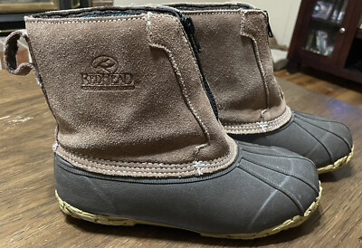 RedHead Classic II 200G Zip Front Leather Insulated Waterproof Ankle ...