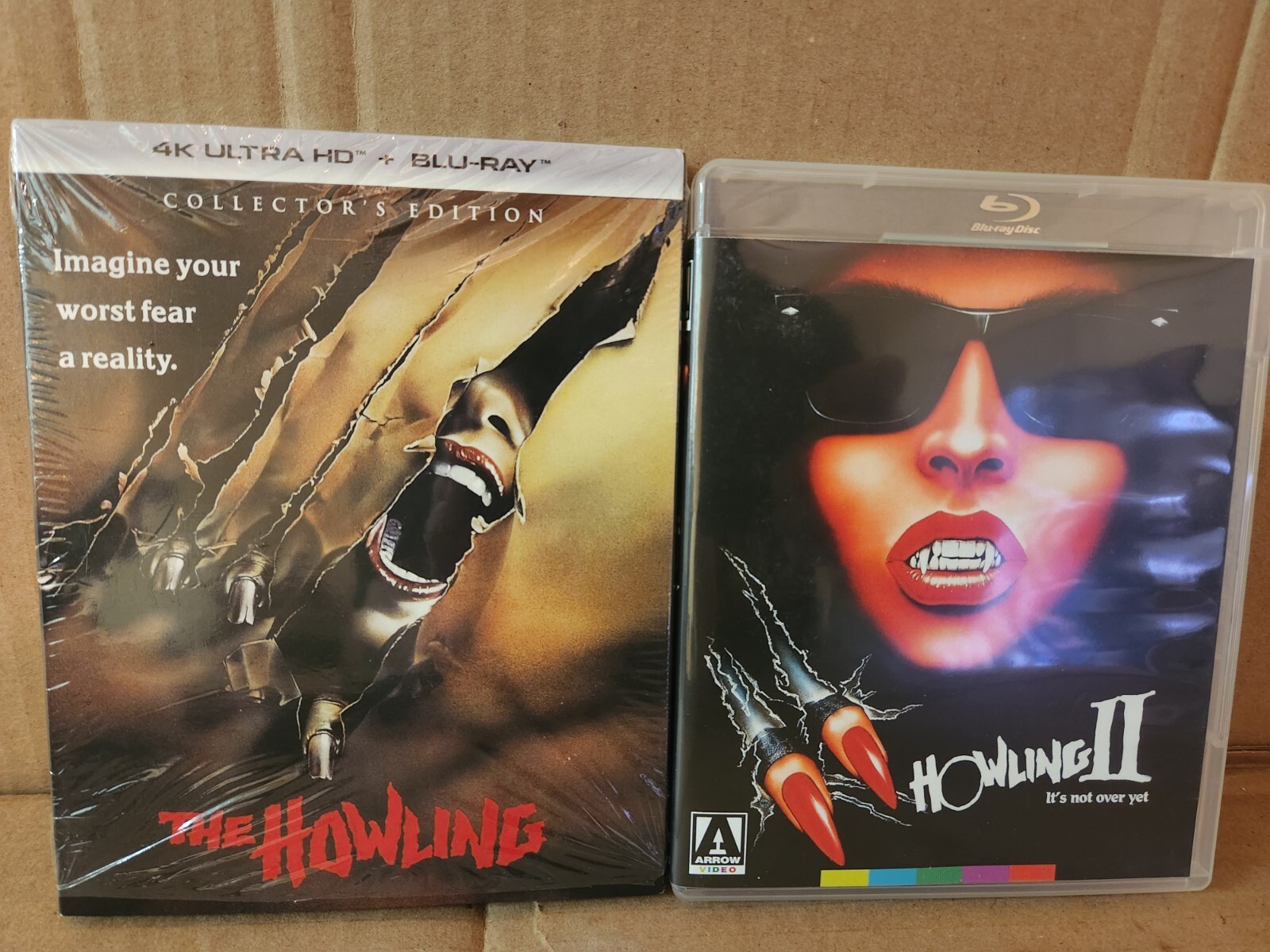 The Howling + Howling 2 (1981 - 1985) Lot! Scream Factory W/ OOP ...
