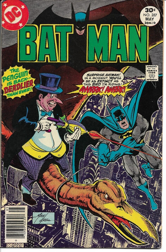 BATMAN #287 1977 DC Comics Penguin Grell/Wiacek David Reed | eBay