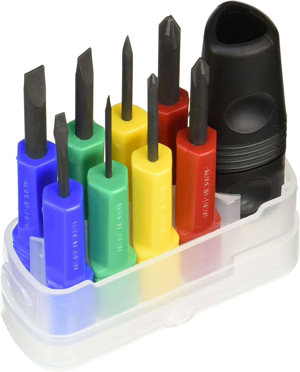 ANEX Japan Screwdriver set with Magic Coin +0/+1/+2/-1.8/-2.5/-5/-6/cut ...