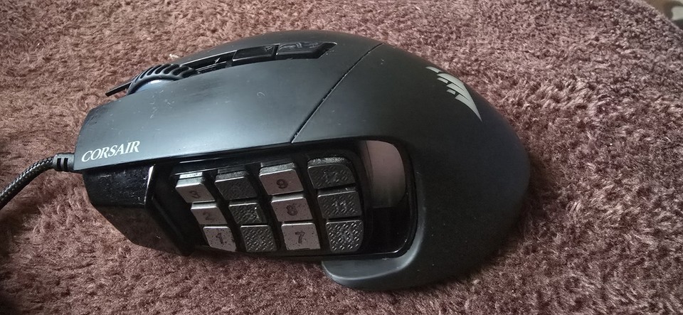 Corsair Scimitar RGB Elite Optical Gaming Mouse Black | eBay UK